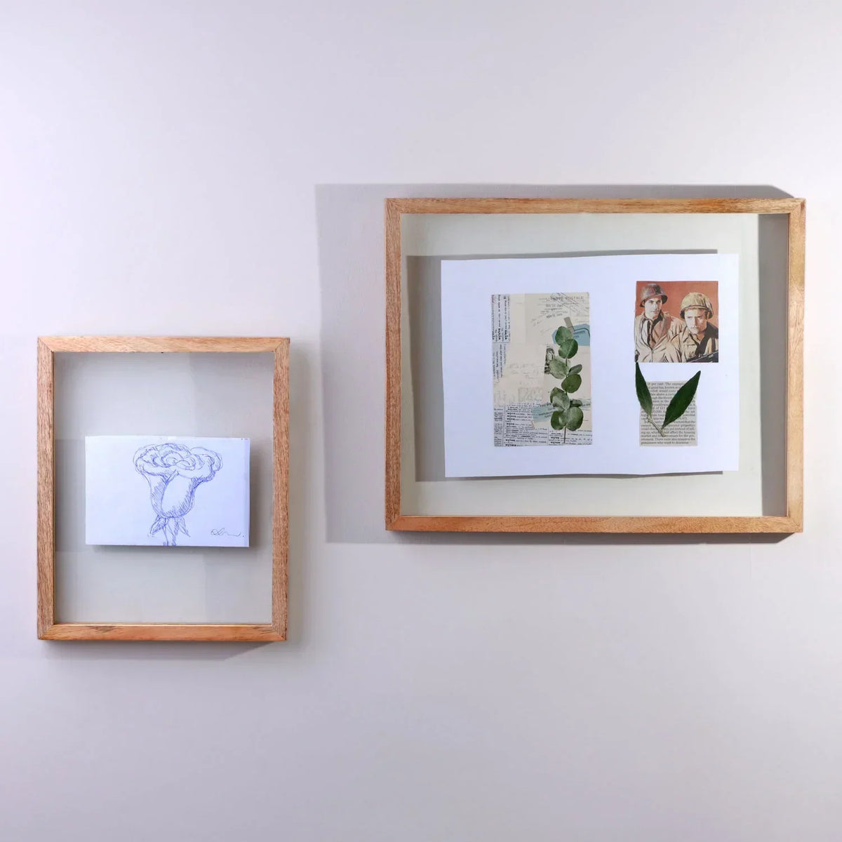 Taru Mango Wood Hanging Wall Display Frame – G Decor